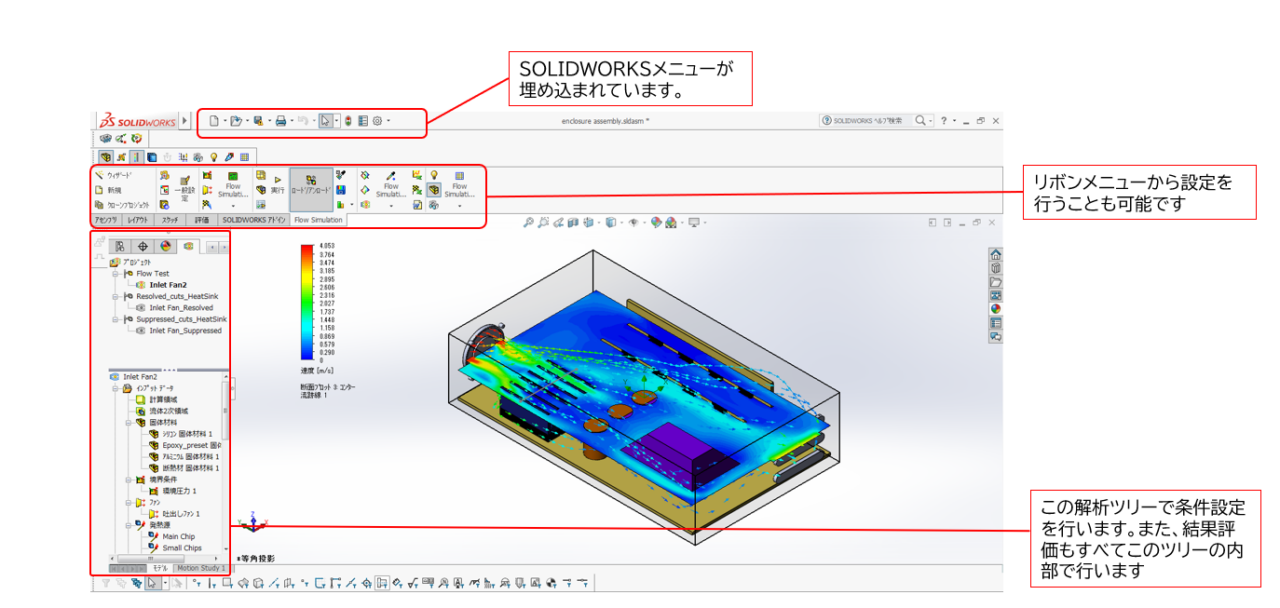 SOLIDWORKS Flow Simulation 事例【オーブントースター】~熱流体解析編~ | 株式会社テクノソリューションズ